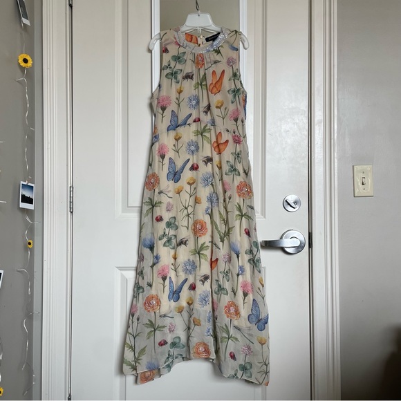 Pankaj & Nidhi | Dresses | Anthropology Pankaj Nidhi Beaded Flowers And ...